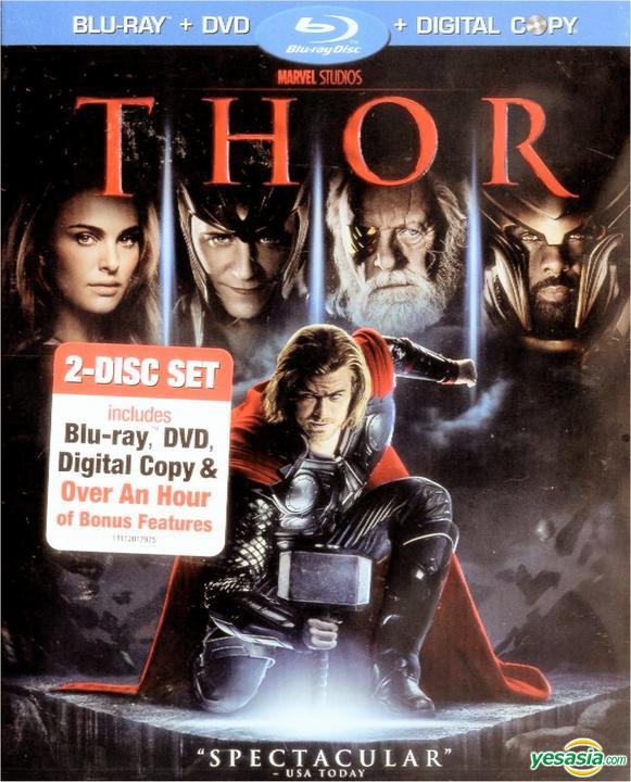 YESASIA: Thor (2011) (Blu-ray + DVD + Digital Copy) (US Version) Blu ...