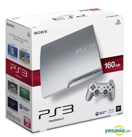 YESASIA: Playstation 3 Slim Console HDD 160GB (Satin Silver) (Japan ...