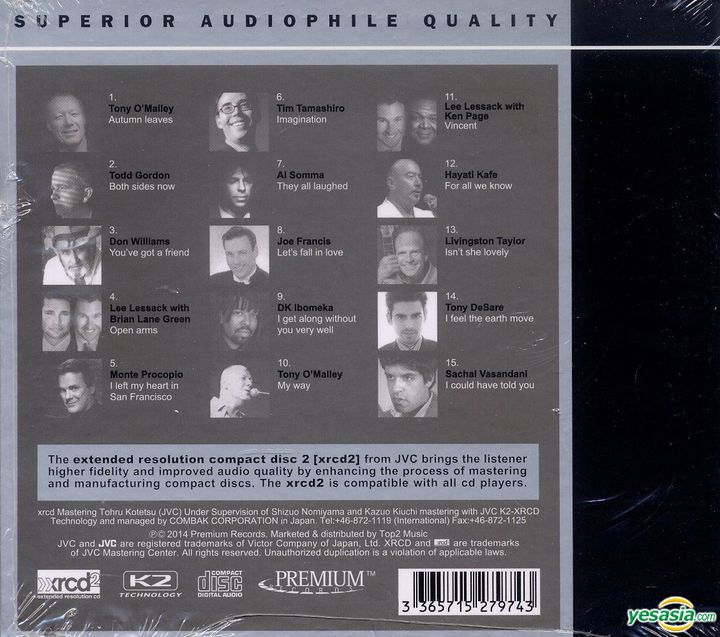 YESASIA: Best Audiophile Male Voices (XRCD) CD - Various Artists ...