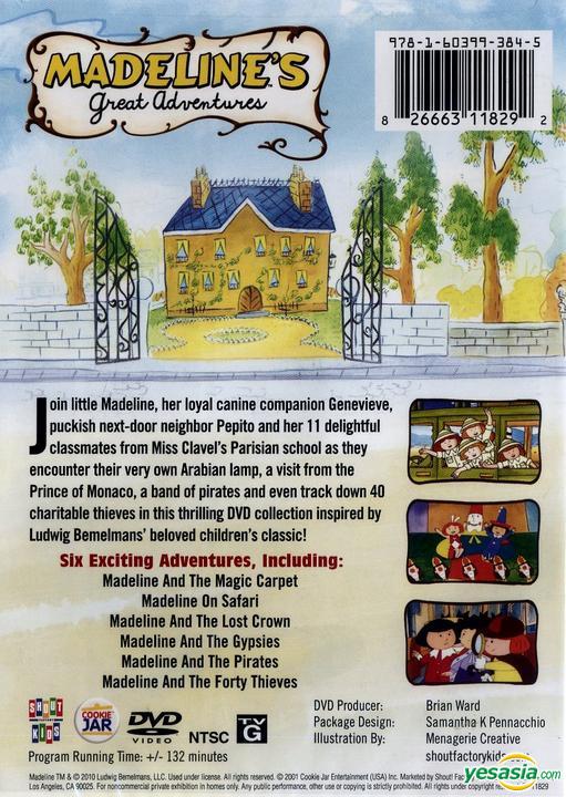 YESASIA: Madeline: Madeline's Great Adventures (DVD) (US Version) DVD ...
