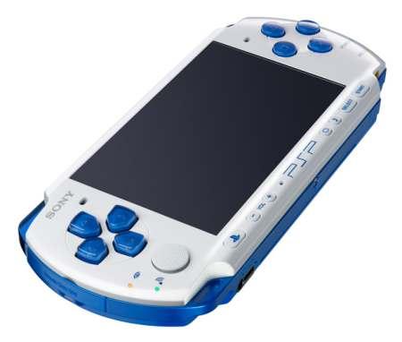 YESASIA: PSP PlayStation Portable Slim & Lite Version (PSP-3000) (110V) (White / Blue) (Value ...
